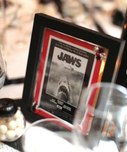 Jaws movie table decor - Today's Bride
