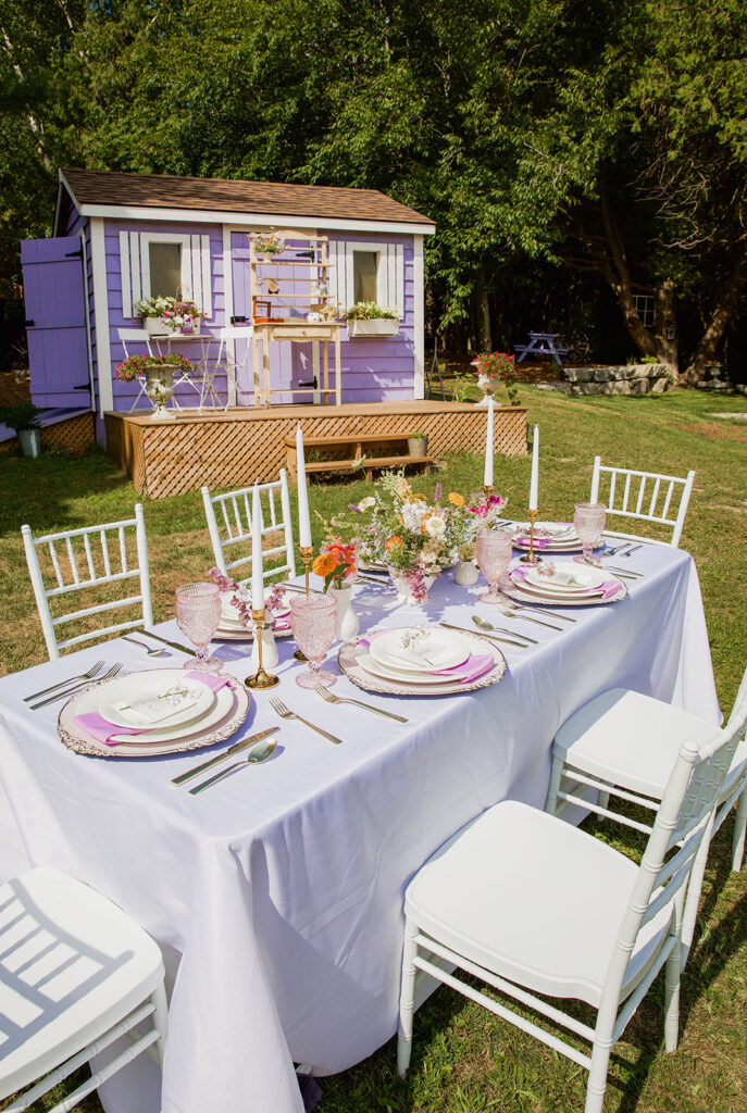 Lavender love: calming, colourful wedding décor - Today's Bride