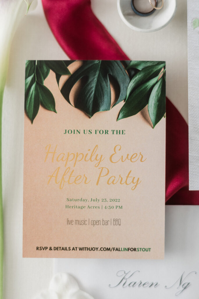 Red and white: a unique real wedding in Victoria - Today's Bride