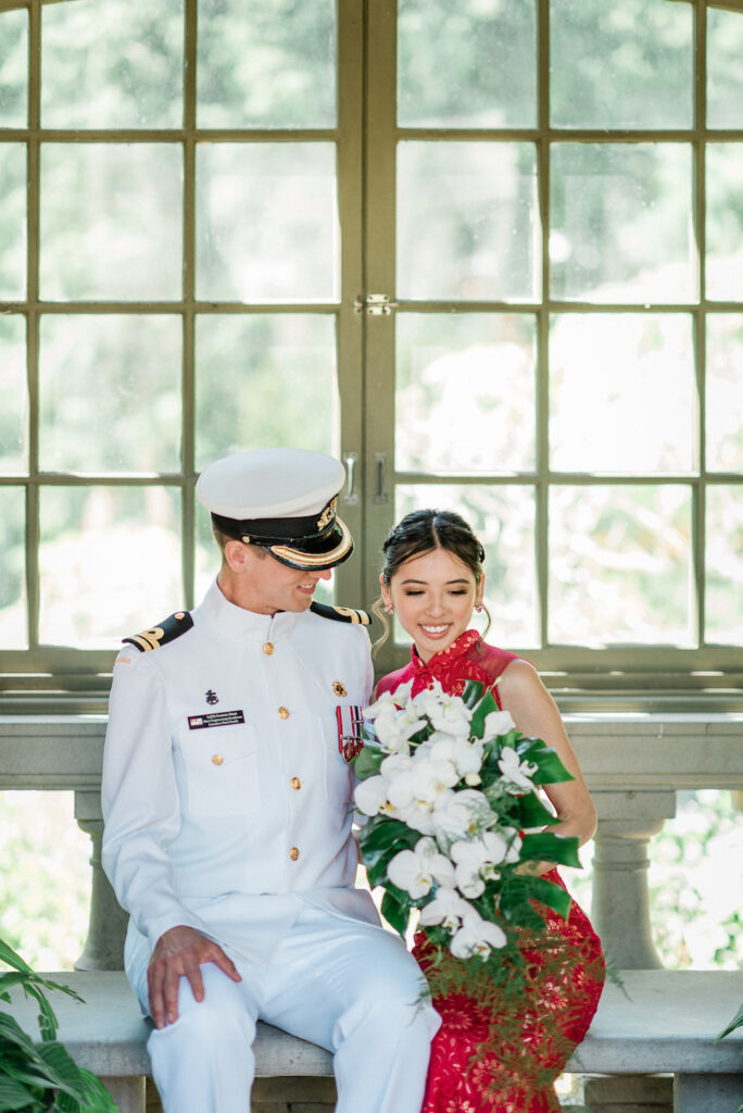 Red and white: a unique real wedding in Victoria - Today's Bride