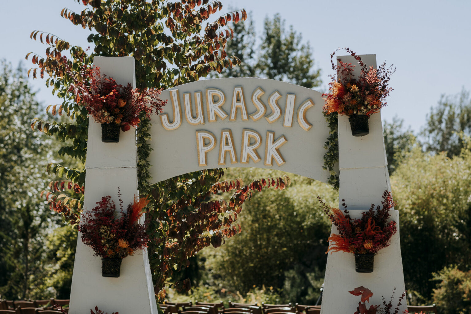 Welcome to Jurassic Park: An epic wedding for Helen & Mark - Today's Bride