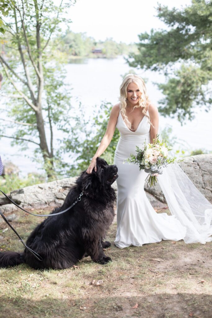 A lakeside love party: Stefanie and Alex’s low-key wedding weekend ...