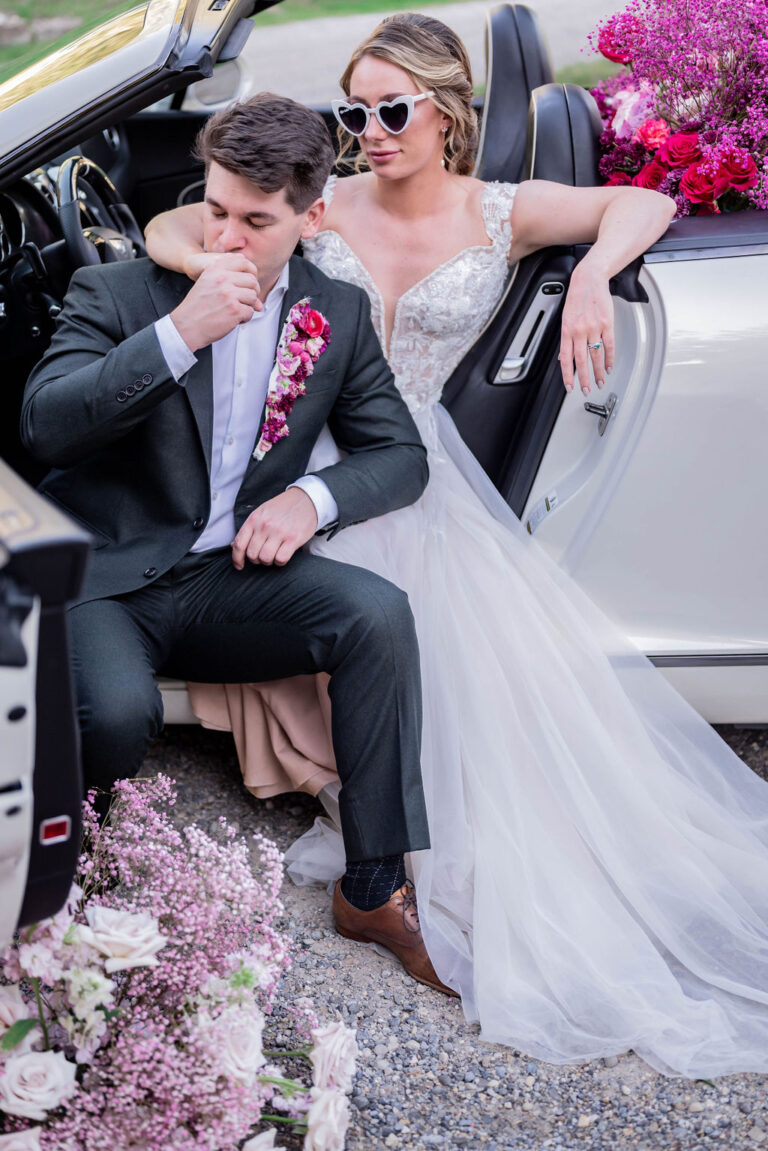 A pink Barbie-styled wedding: Riverside magic - Today's Bride