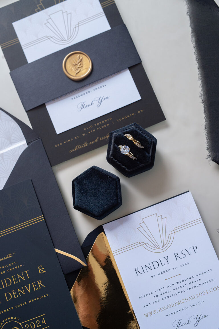 Modern styled shoot with Hollywood glam: Bold romance at Clio Toronto ...