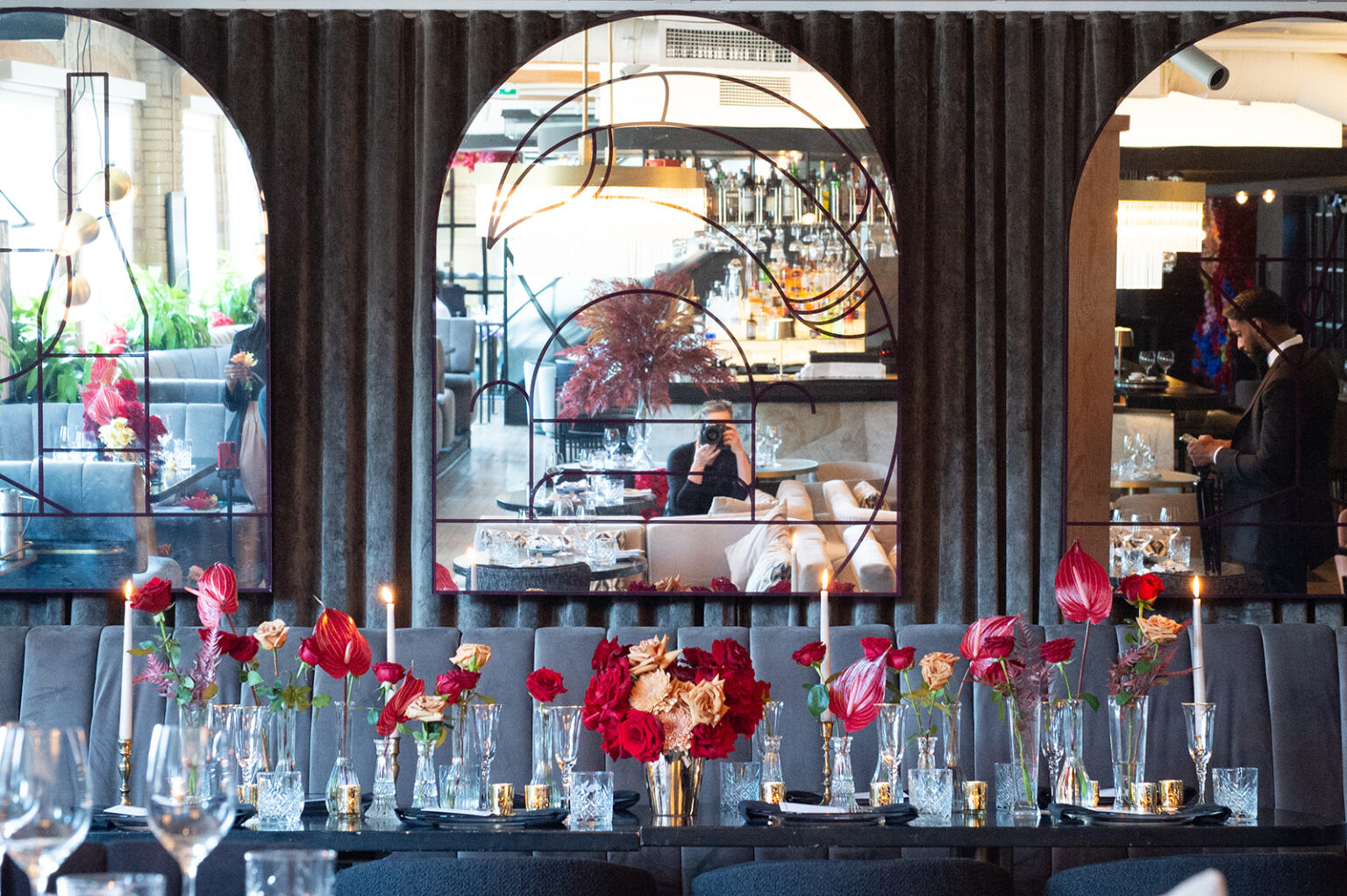 Modern styled shoot with Hollywood glam: Bold romance at Clio Toronto ...